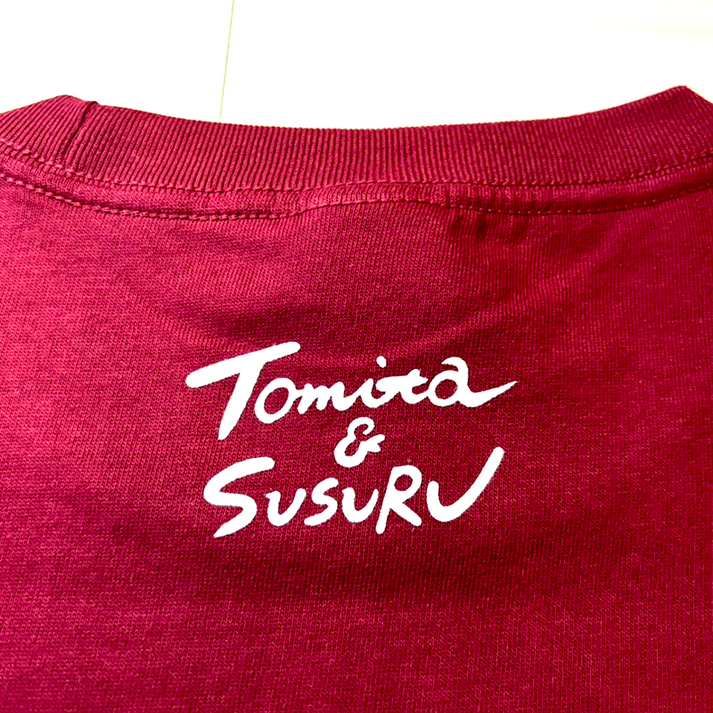 中華蕎麦 とみ田 × SUSURU コラボTシャツ(バーガンディ) – SUSURU LAB
